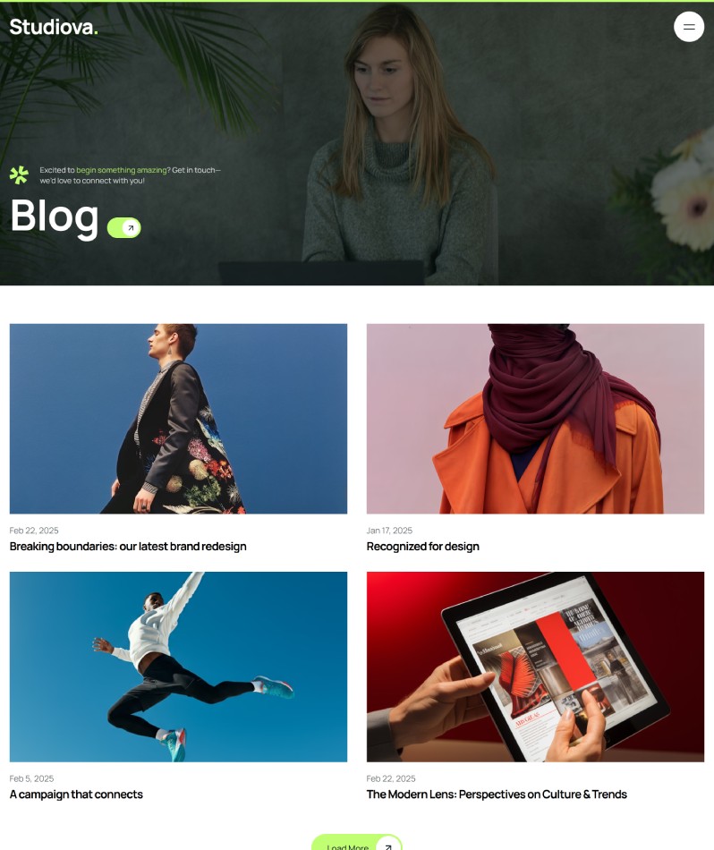 Studiova Agency and Business Bootstrap Template | WrapPixel