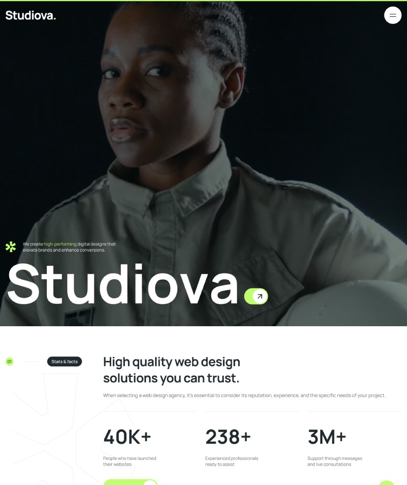 Studiova Agency and Business Bootstrap Template | WrapPixel