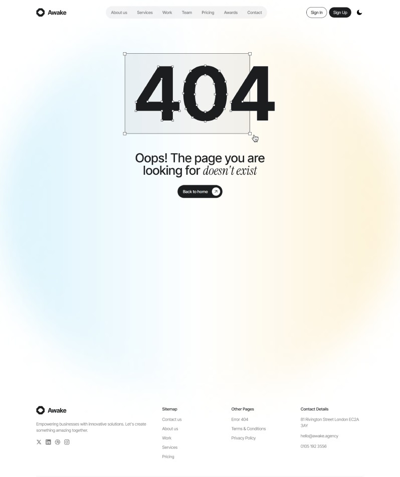 Awake - Agency & Portfolio Next.js Template from WrapPixel
