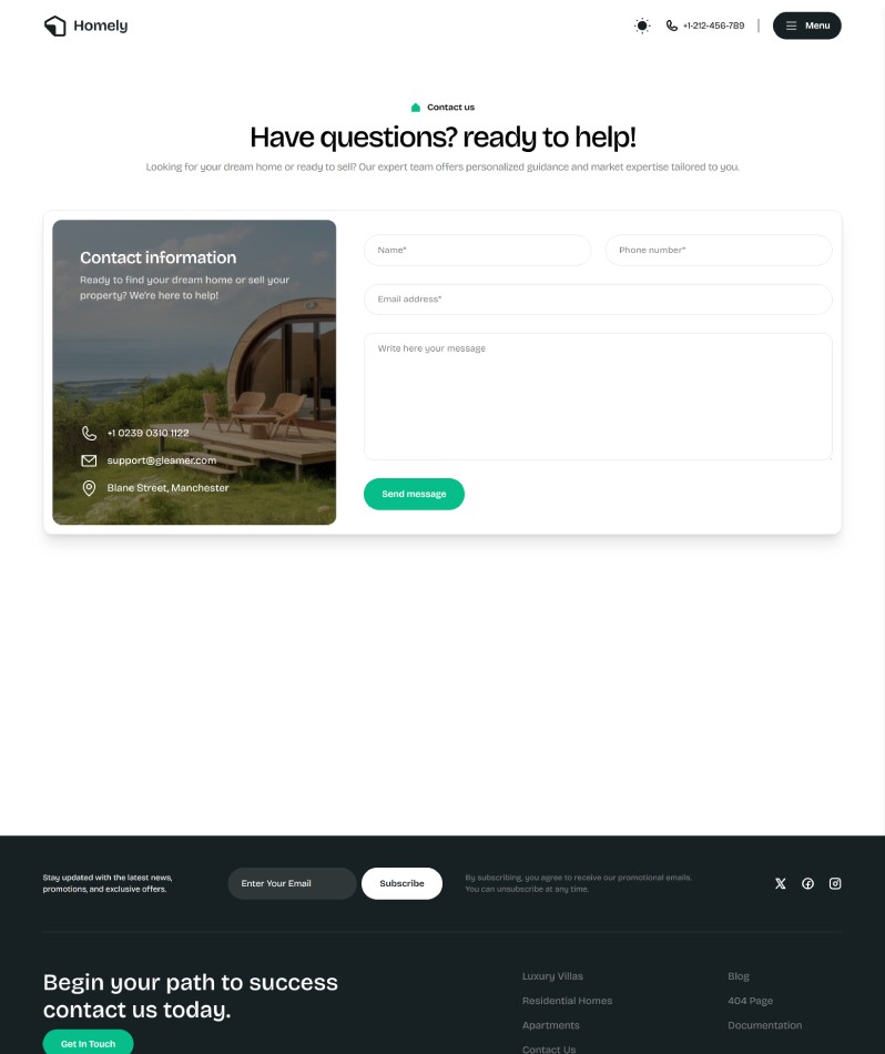Homely - Nextjs Template for Real Estate Website