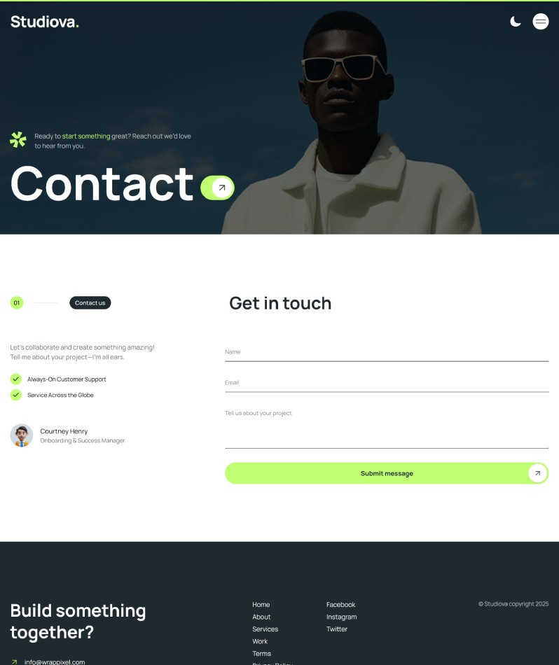 Studiova Next.js Business & Agency Template by WrapPixel